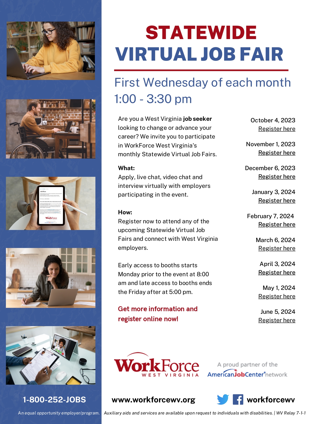 Upcoming Job Fairs in Region VI